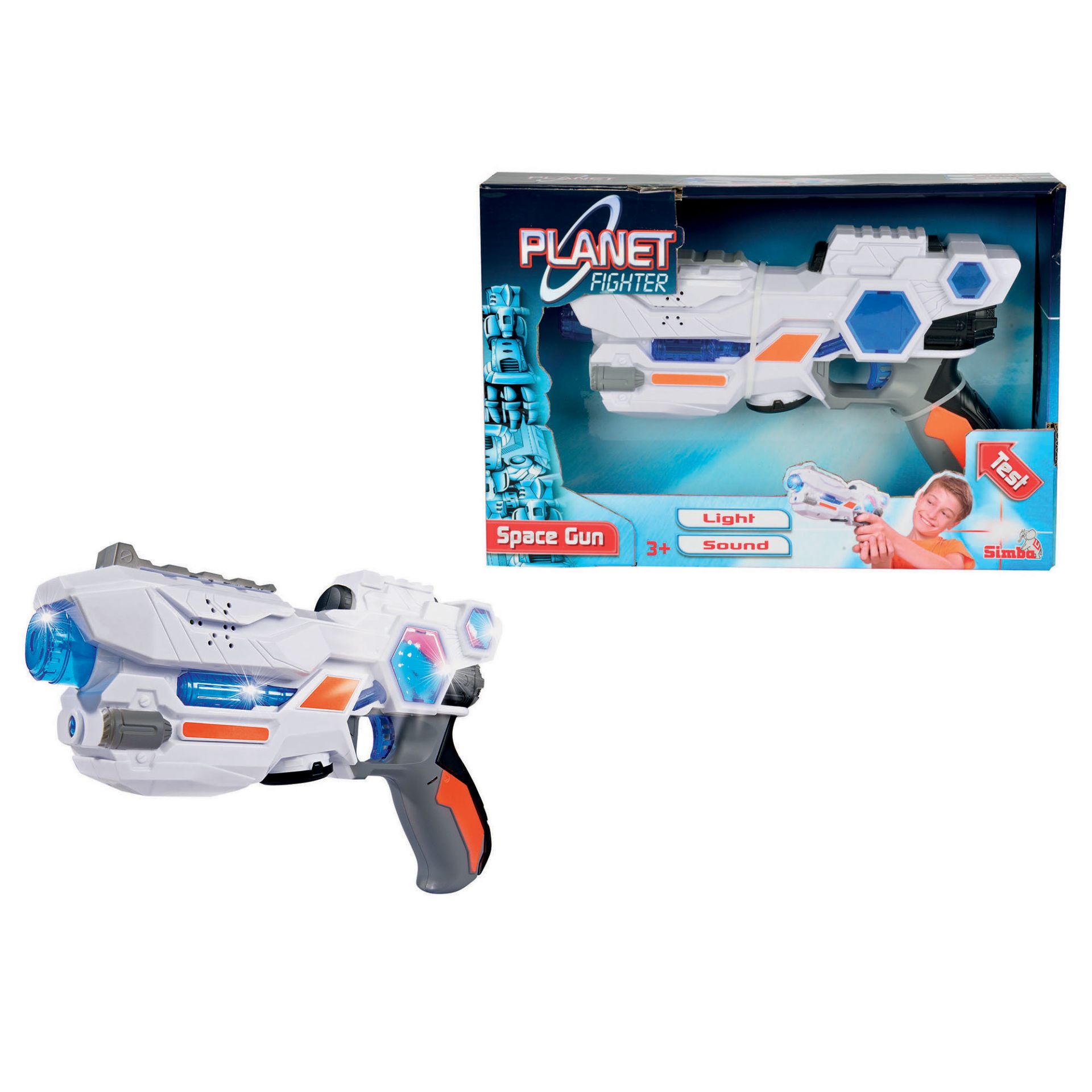 Paniate - Planet Fighter Space Defender Pistola Laser con Luci e Suoni ...