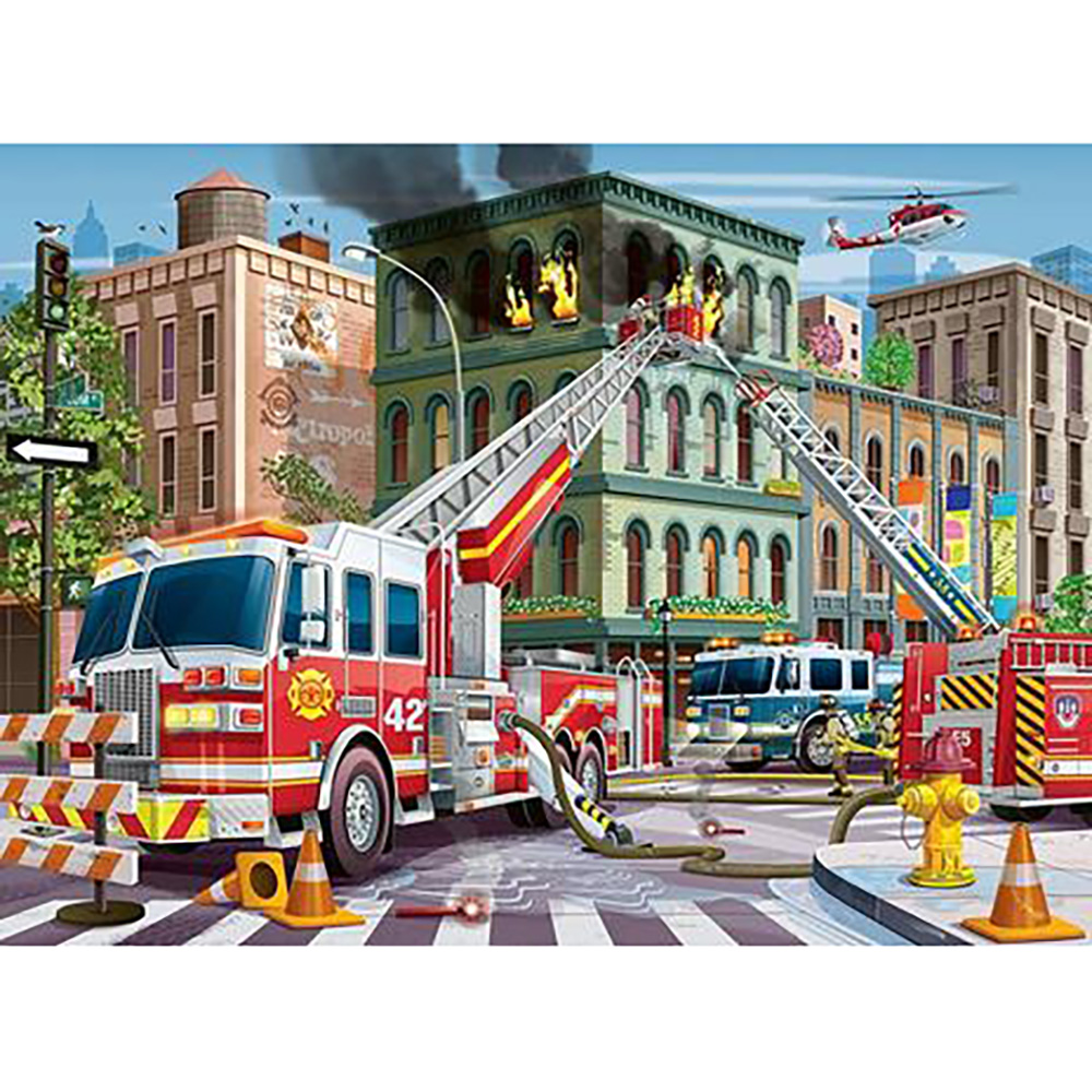 Paniate - Puzzle Pompieri 100 pezzi XXL Ravensburger