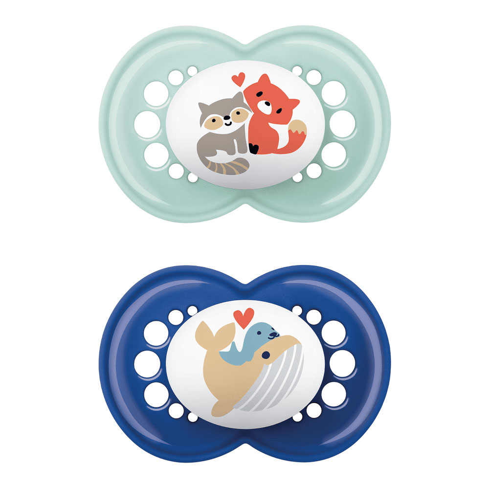 Paniate - Mam 2pz Ciuccio Original Ortodontico in Caucciù, 16m+