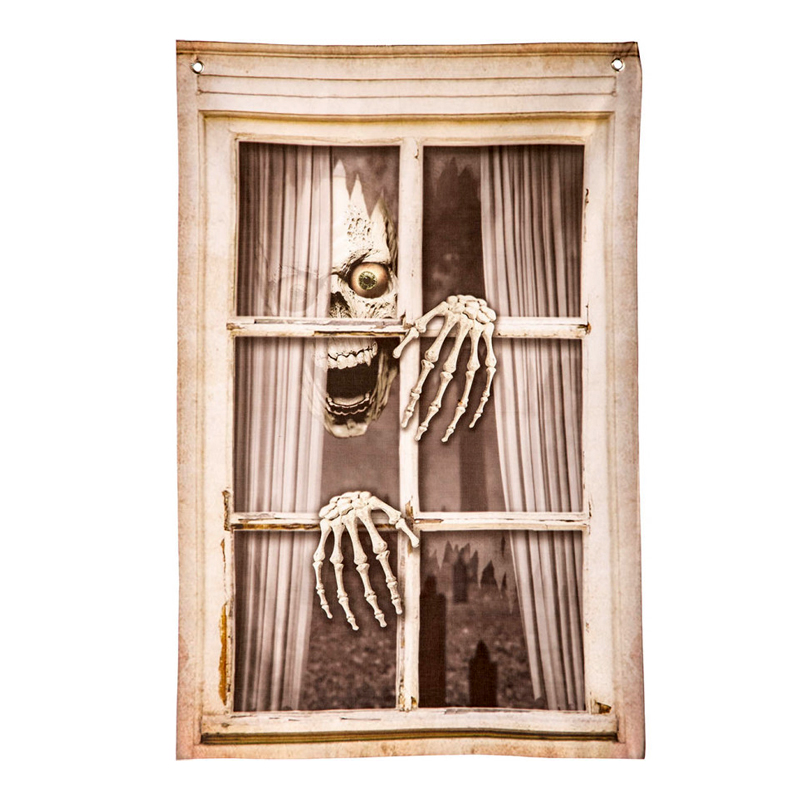 Paniate - Carnival Toys Tenda con Stampa Scheletro Horror 90 x 60 cm