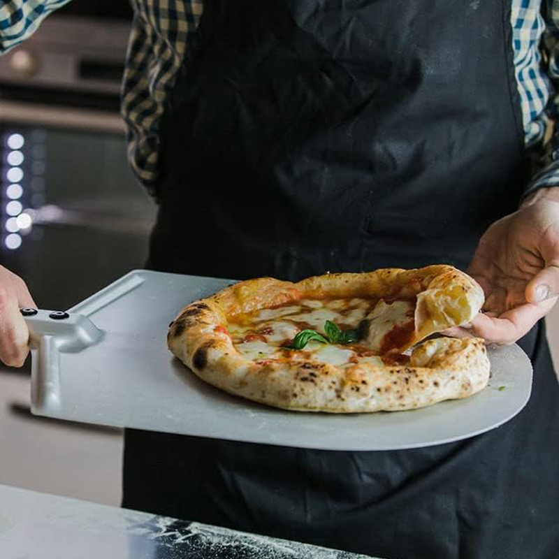Paniate - Gi.Metal Pala Classica per Pizza con Manico da 25 cm