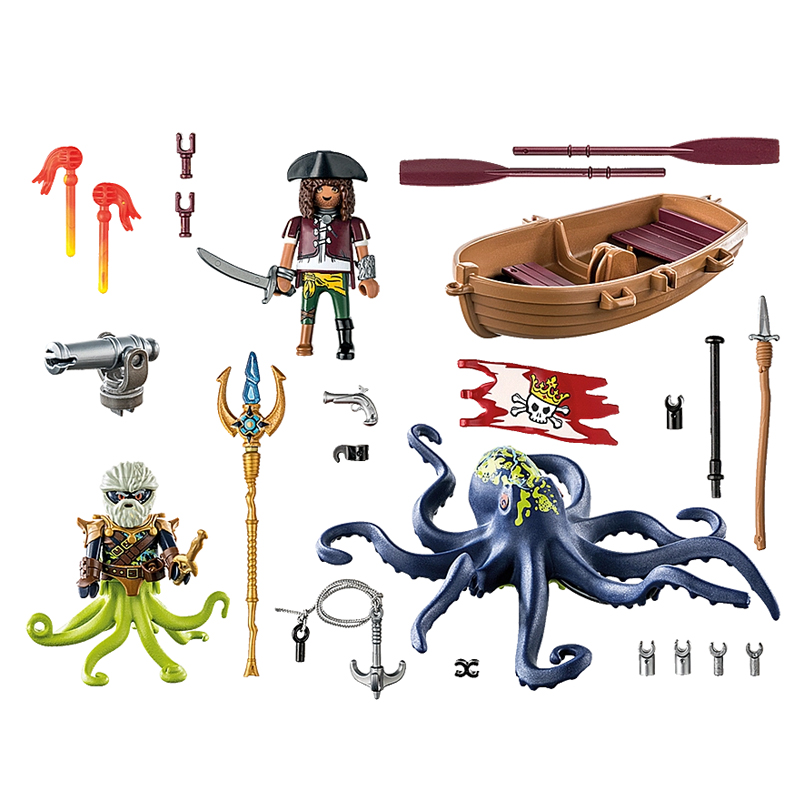 Paniate - Playmobil Pirata Contro Piovra Gigante