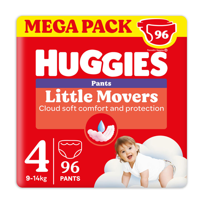 Paniate - Huggies Pannolini Ultra Comfort 4 Mega Pack 9-14kg - 96 pz