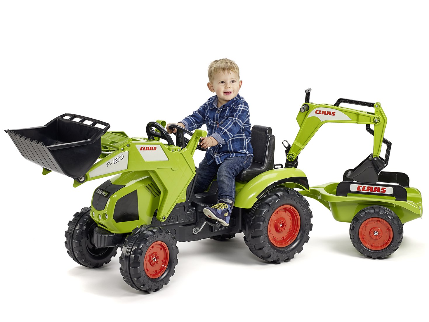 Paniate - Trattore Claas Axos con Benna e Rimorchio Falk in offerta da ...