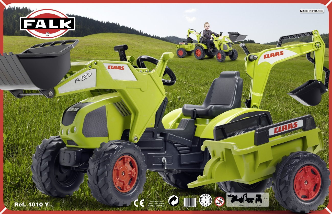 Paniate - Trattore Claas Axos con Benna e Rimorchio Falk in offerta da ...