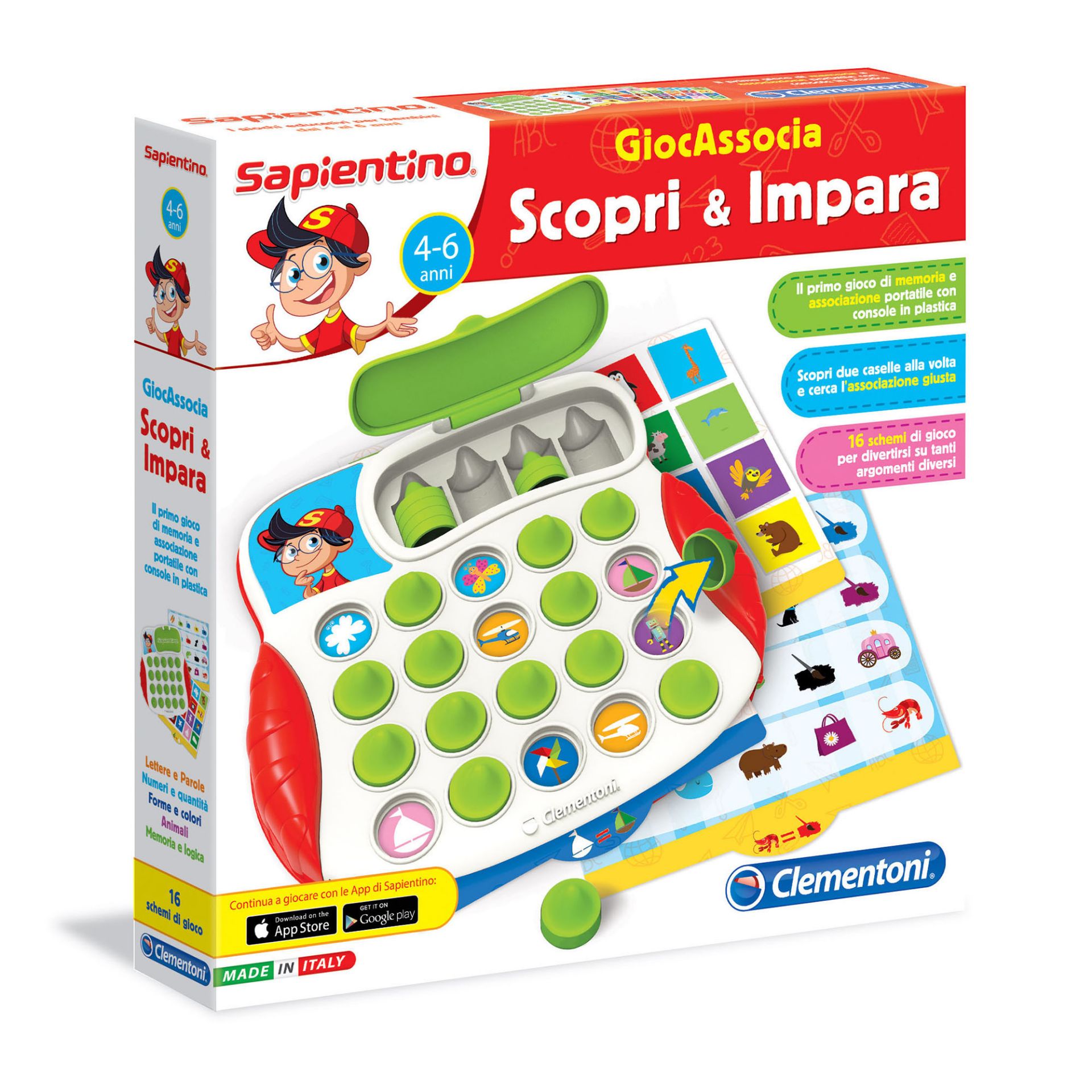 Paniate - Clementoni Sapientino GiocAssocia Scopri e Impara Clementoni ...