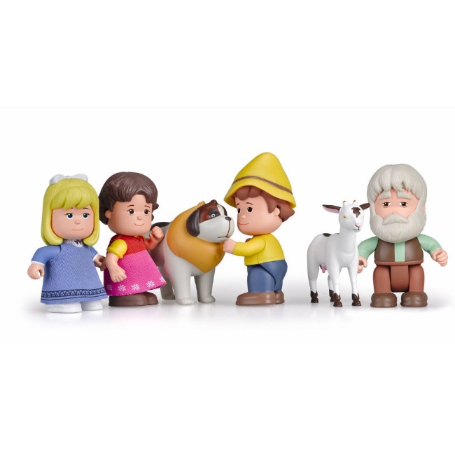 Paniate - Heidi 4 Personaggi & 2 Animali Famosa in offerta da Paniate