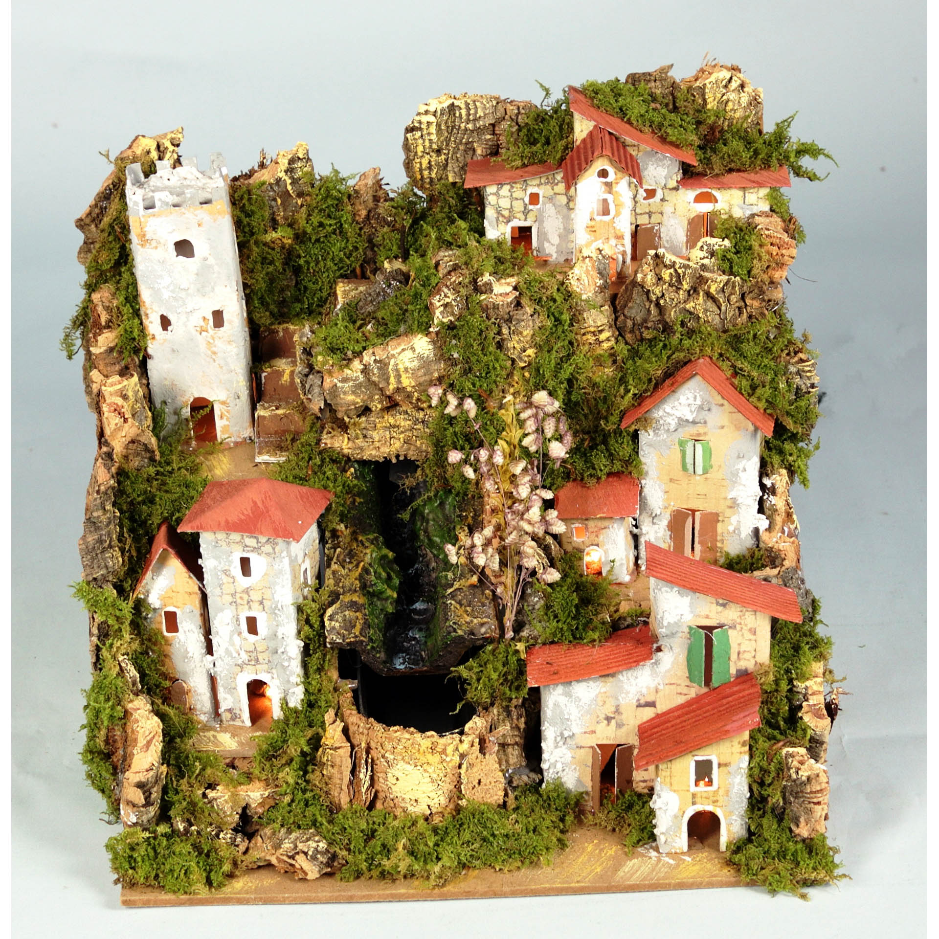 Paniate - Paesaggio Luminoso con Cascata Rossi Rosa in offerta da Paniate