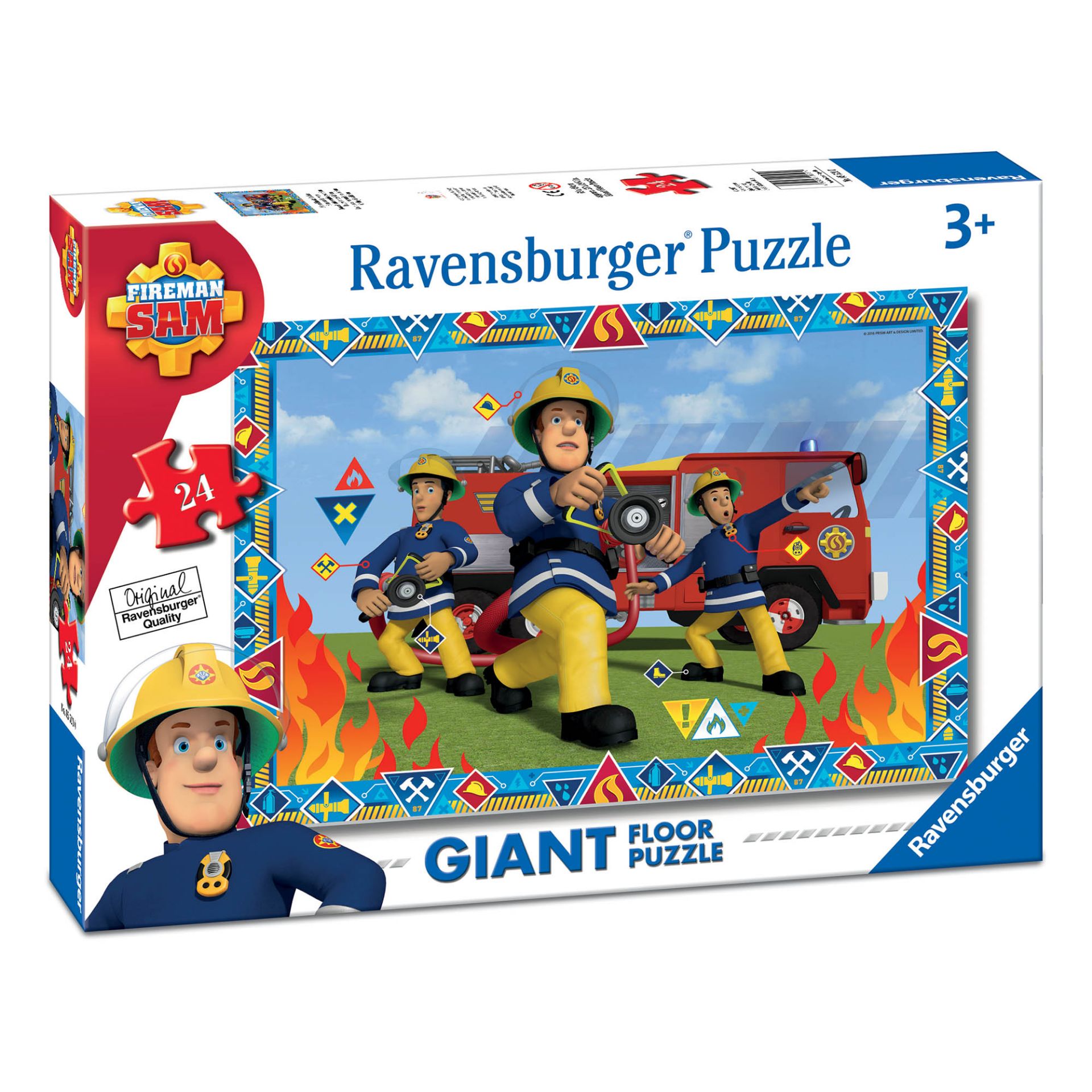 Paniate - Puzzle 24Pz Pavimento Sam Il Pompiere Ravensburger in offerta ...