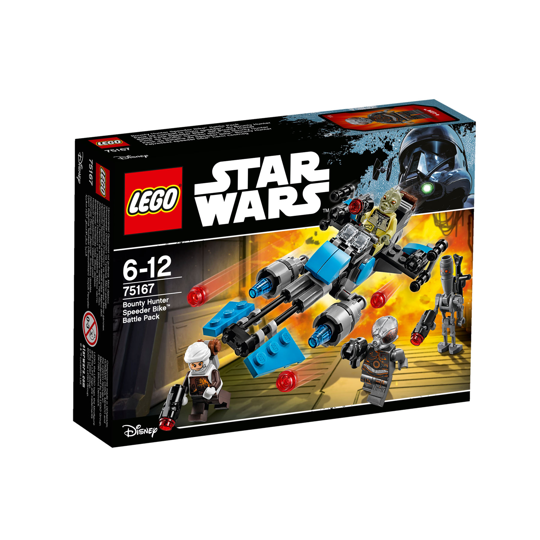 Paniate - LEGO Star Wars Battle Pack Speeder Bike del Bounty Hunter ...