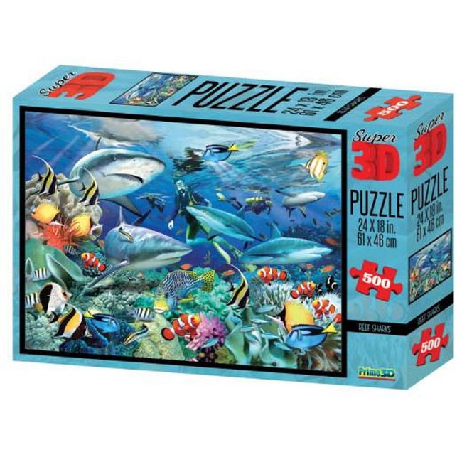 Paniate - Puzzle 3D Howard Robinson Reef Sharks in offerta da Paniate