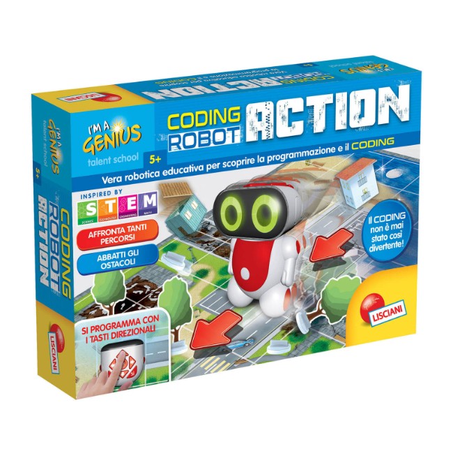 Paniate - I'm a Genius Super Coding Robot Action Lisciani Giochi in ...