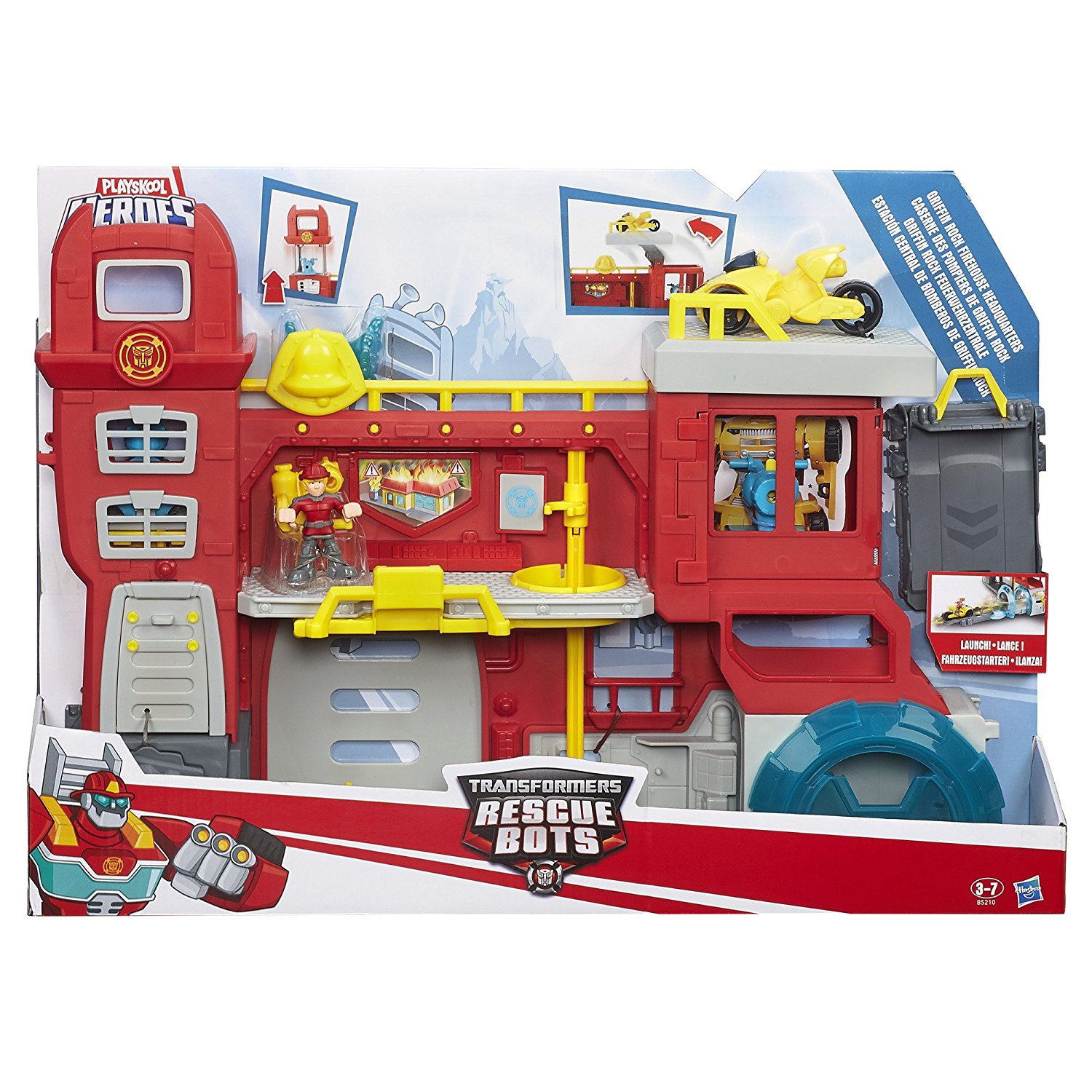 Paniate - Transformers Rescue Bots Griffin Rock Firehouse Headquarters ...