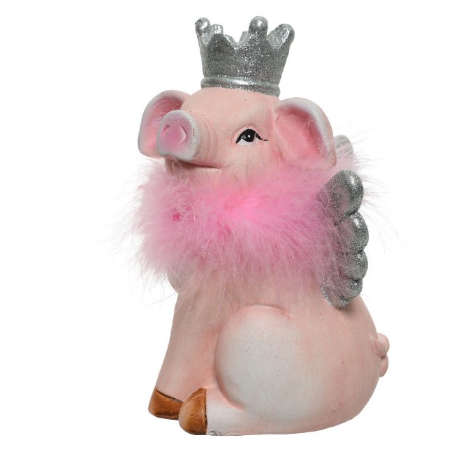 Paniate - Salvadanaio Maialino Rosa con Ali 19 cm Paniate Design in ...