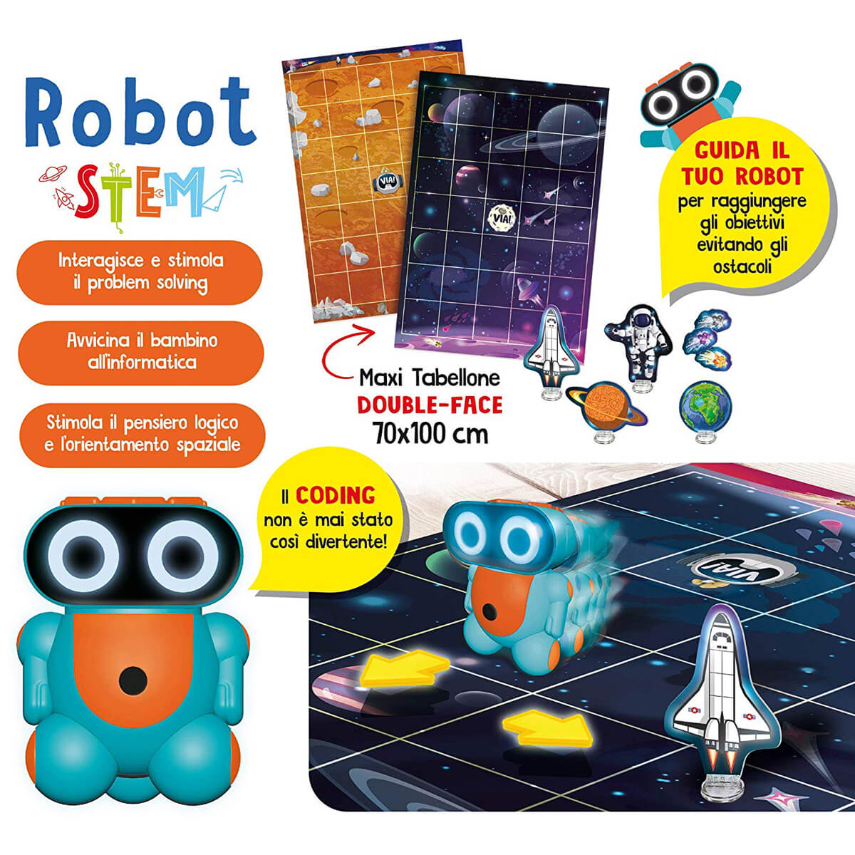 Paniate - I'm a Genius Talent School Happy Coding Robot Lisciani Giochi ...