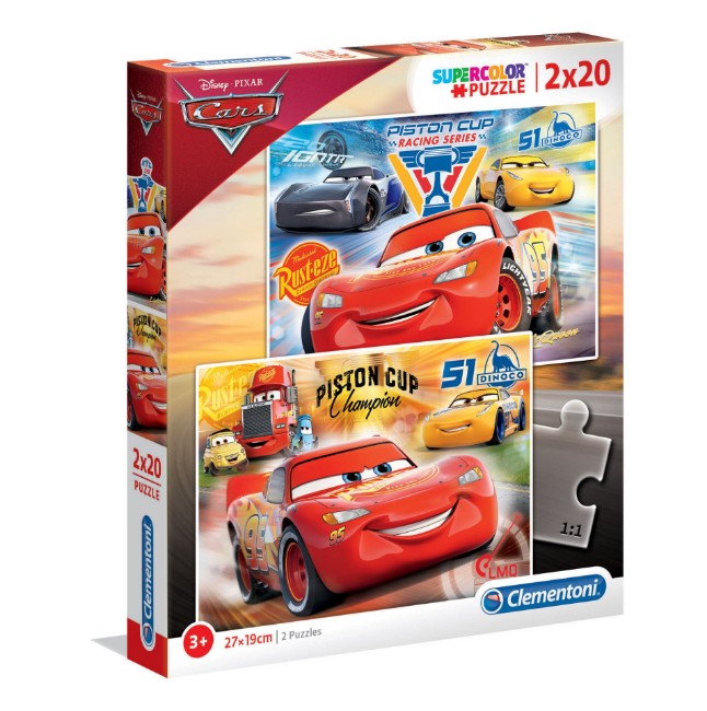 Paniate - Supercolor Puzzle Cars 2x20 Pezzi Clementoni in offerta da ...