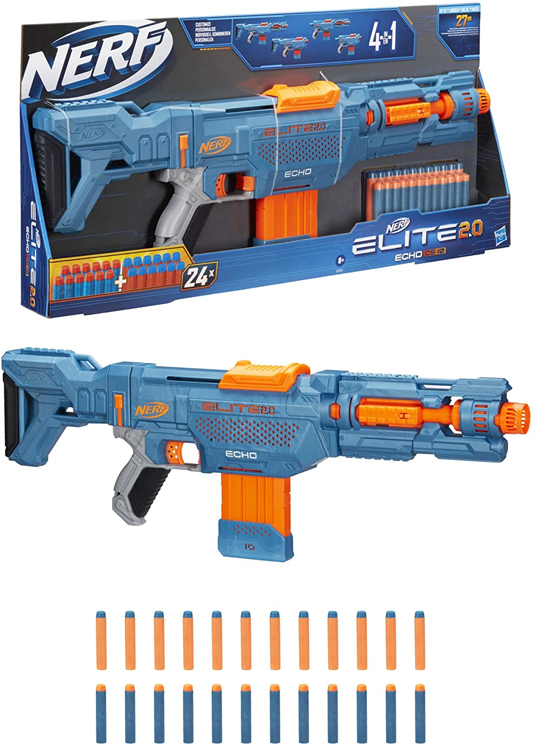 Paniate - Hasbro Nerf-Nerf Elite 2.0-Echo CS-10 Hasbro in offerta da ...