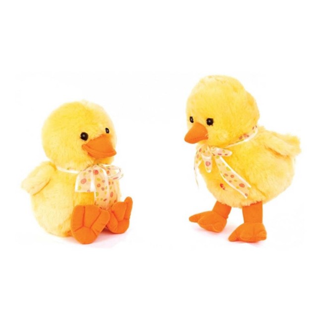 Paniate - Peluche Papero o Pulcino Assortiti con Fiocco 30cm DeCar in ...