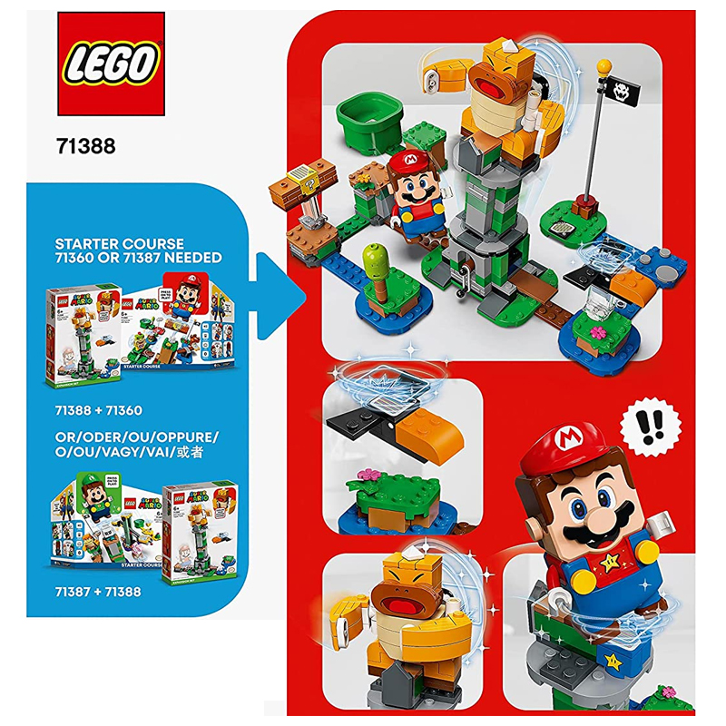 Paniate - Lego LEGO Super Mario Torre del Boss Sumo Bros Pack di ...
