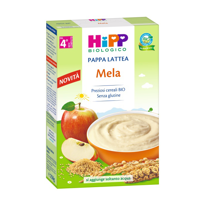 Paniate - Pappa Lattea Mela 250g Hipp