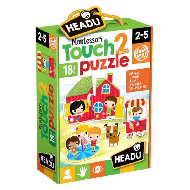 Paniate - Montessori Touch 2 Pieces Puzzle The Park Headu in offerta da ...