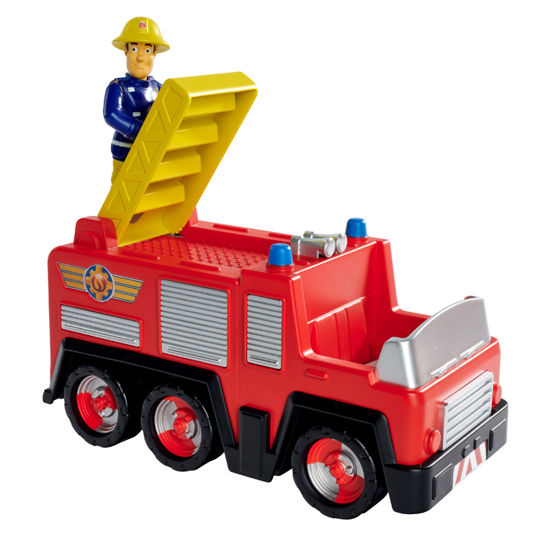 Paniate - Sam il Pompiere Camion Jupiter 17 cm con Personaggio Sam