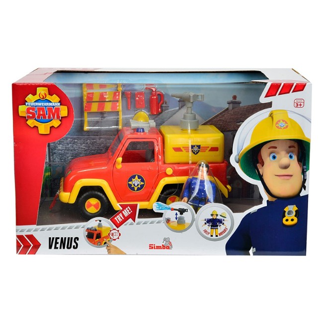 Paniate - Sam il Pompiere Veicolo Venus con Personaggio Elvis