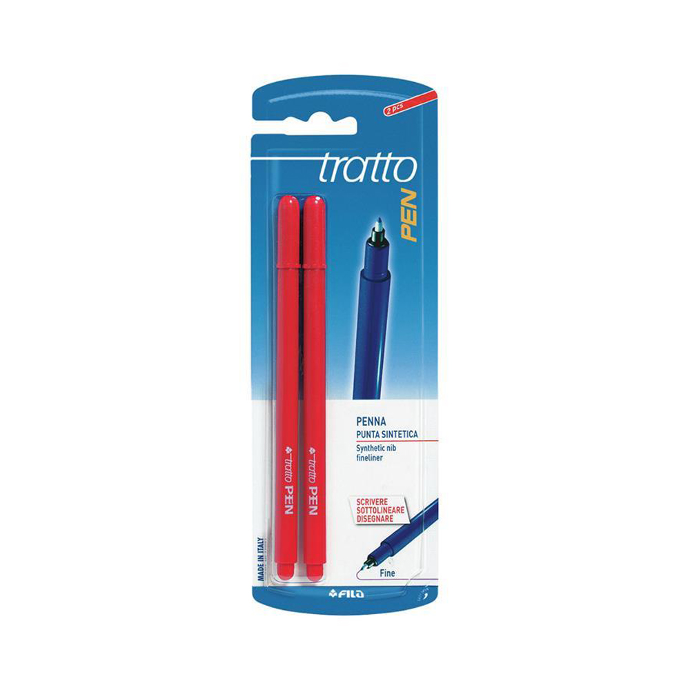 Paniate - 2 Tratto Pen Metal Rosso Fila