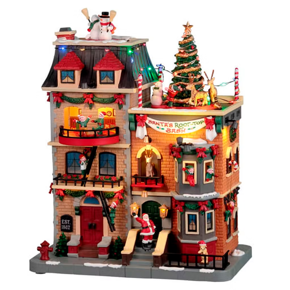 Paniate - Lemax Santa's Rooftop Bash - 25861 appartiene alla collezione ...