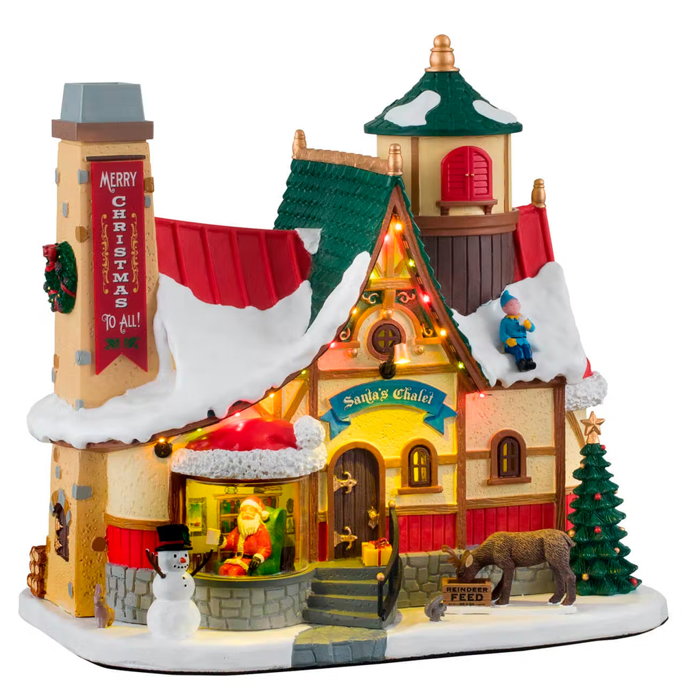 Paniate - Lemax Santa's Chalet - 15742 appartiene alla collezione Lemax ...