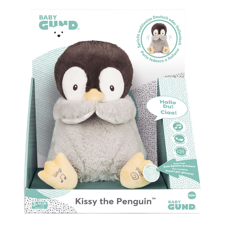 Paniate - Gund Kissy Pinguino Interattivo Parlante