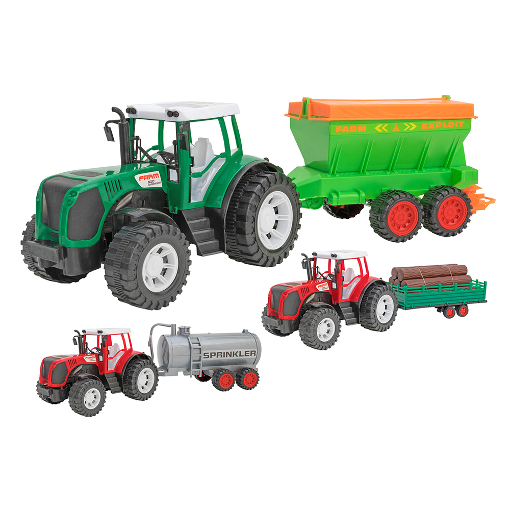 Paniate - Trattore a Frizione con Rimorchio Globo