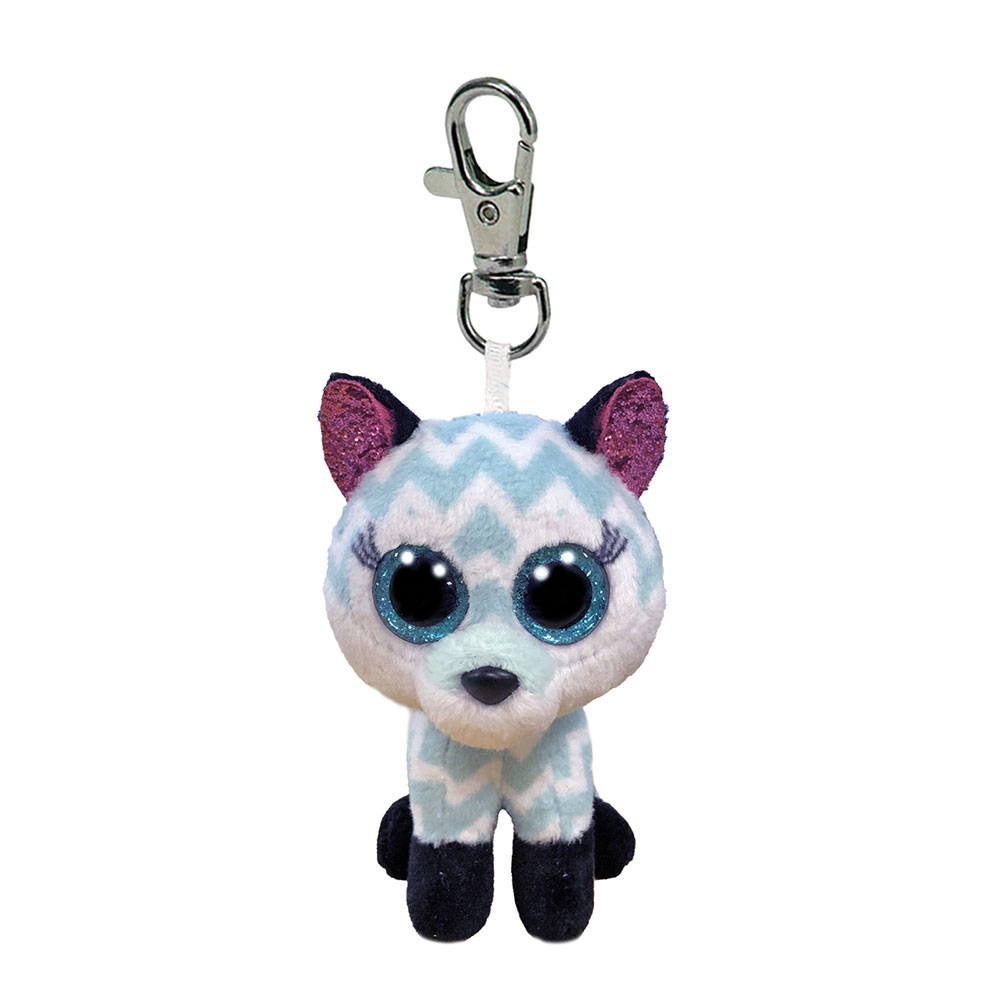Paniate - Portachiavi Peluche Beanie Boos Clips Volpe Atlas Ty