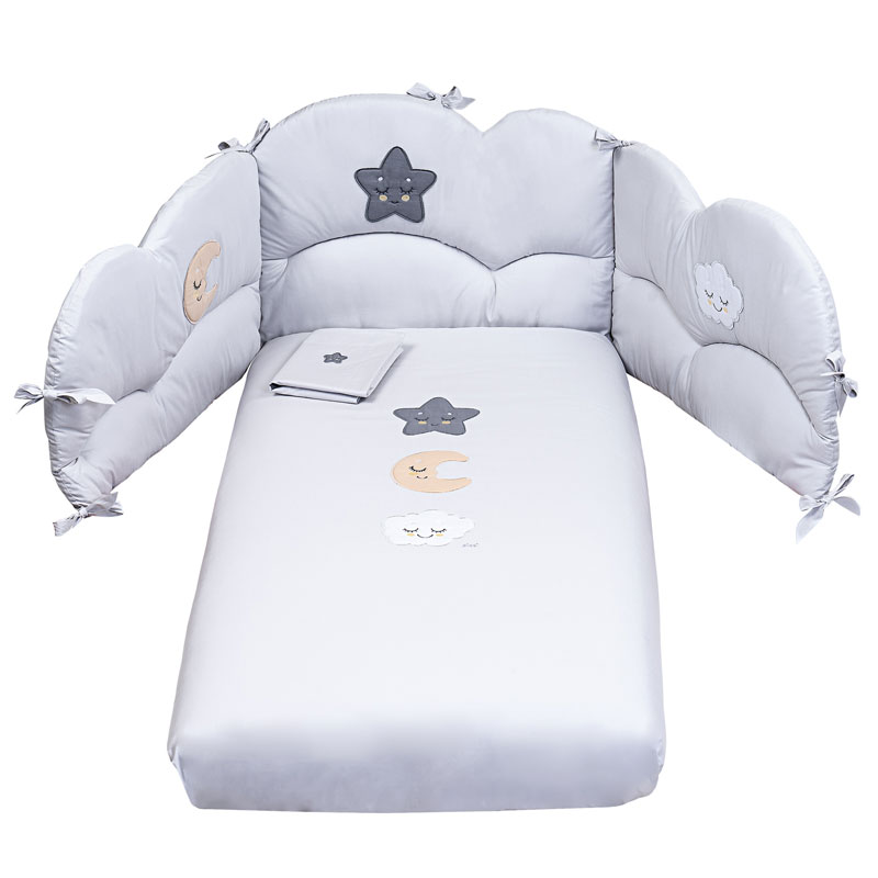 Paniate - Picci Set 3pz Piumetto, Paracolpi e Federa per Letto Smile di ...