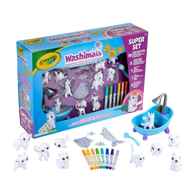Paniate - Crayola Washimals Super Set Costumi