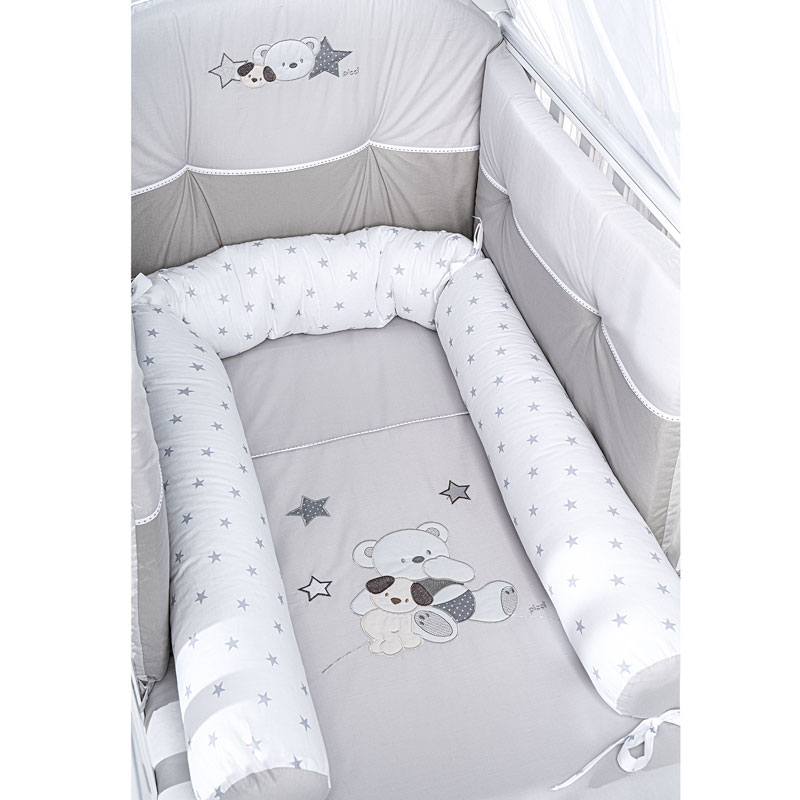 Paniate - Picci Set 3pz Piumetto, Paracolpi e Federa per Letto Valdo di ...