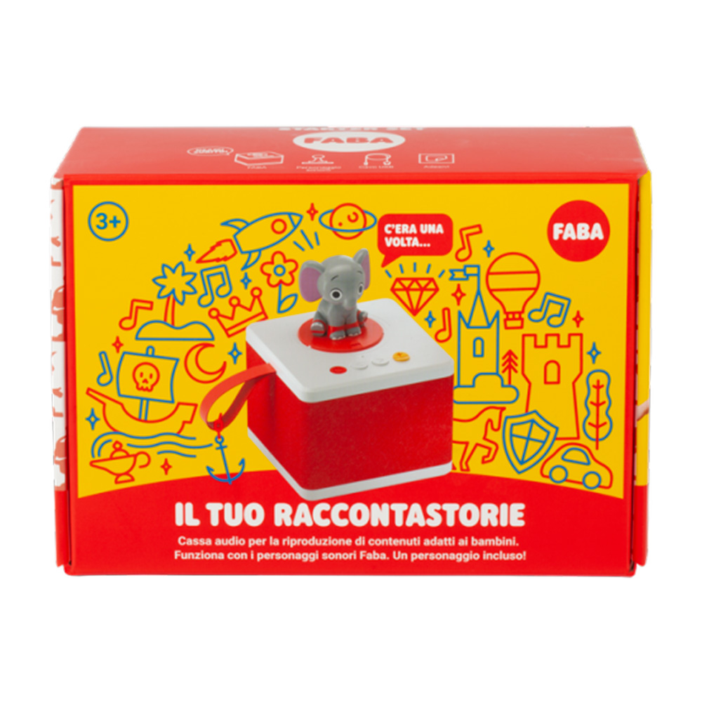 Paniate - Faba Raccontastorie Starter Set Bianco + Personaggio Ele l ...