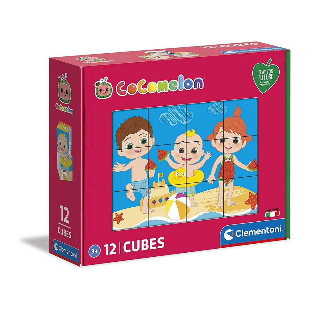 Paniate - Clementoni Play for Future Puzzle CoComelon 12 Cubi