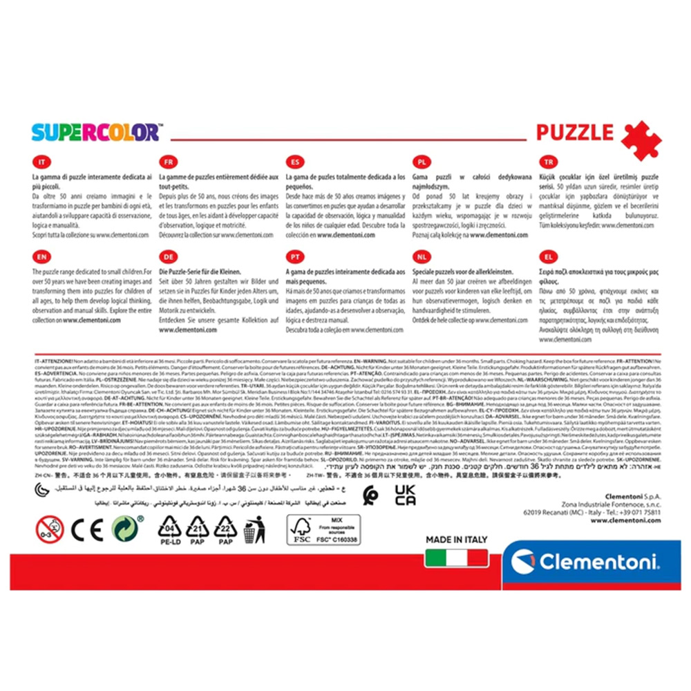 Paniate - Clementoni Supercolor Puzzle Pirati 60 pezzi