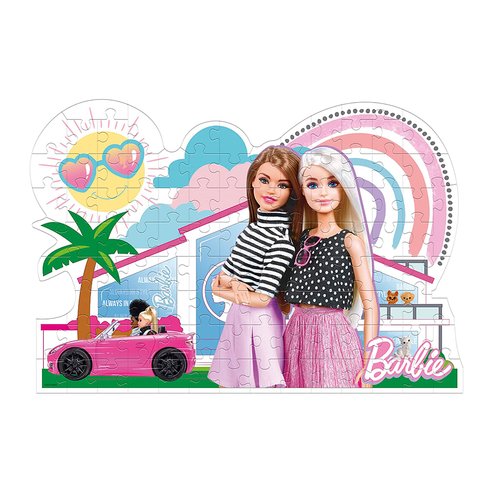 Paniate - Clementoni Supercolor Puzzle Sagomato Barbie 104 pezzi