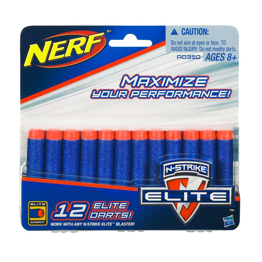 Paniate - Hasbro Nerf 12 Dart Refill Ricarica 12 colpi