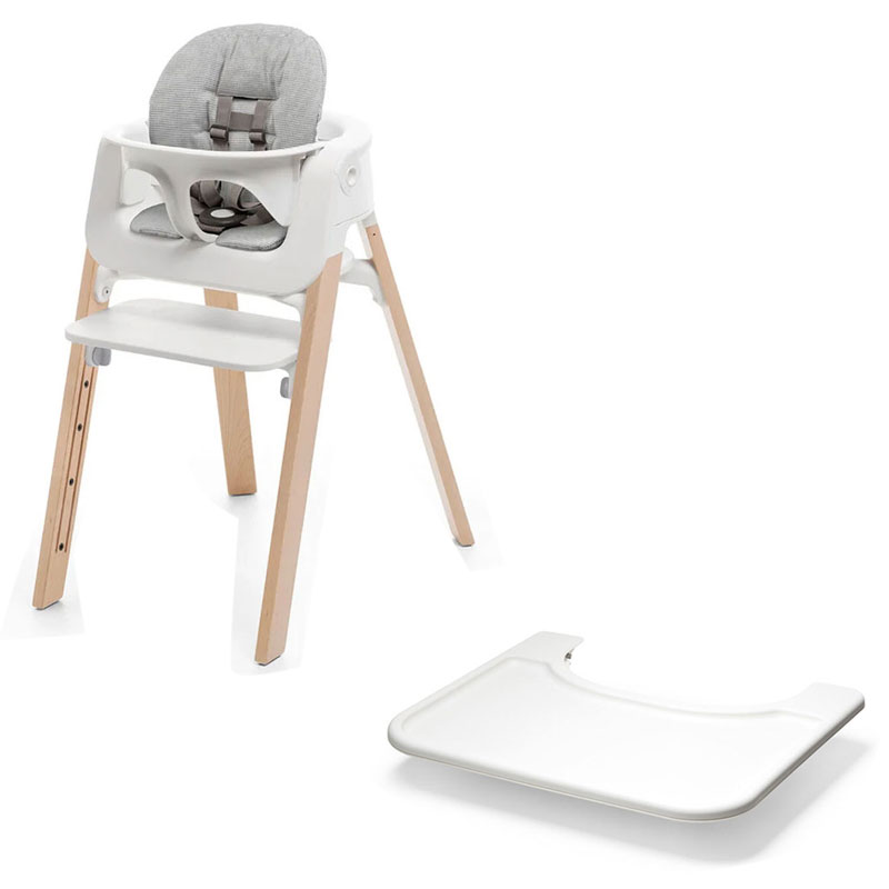 Paniate - Stokke Sedia Evolutiva Steps con Baby Set e Vassoio Tray