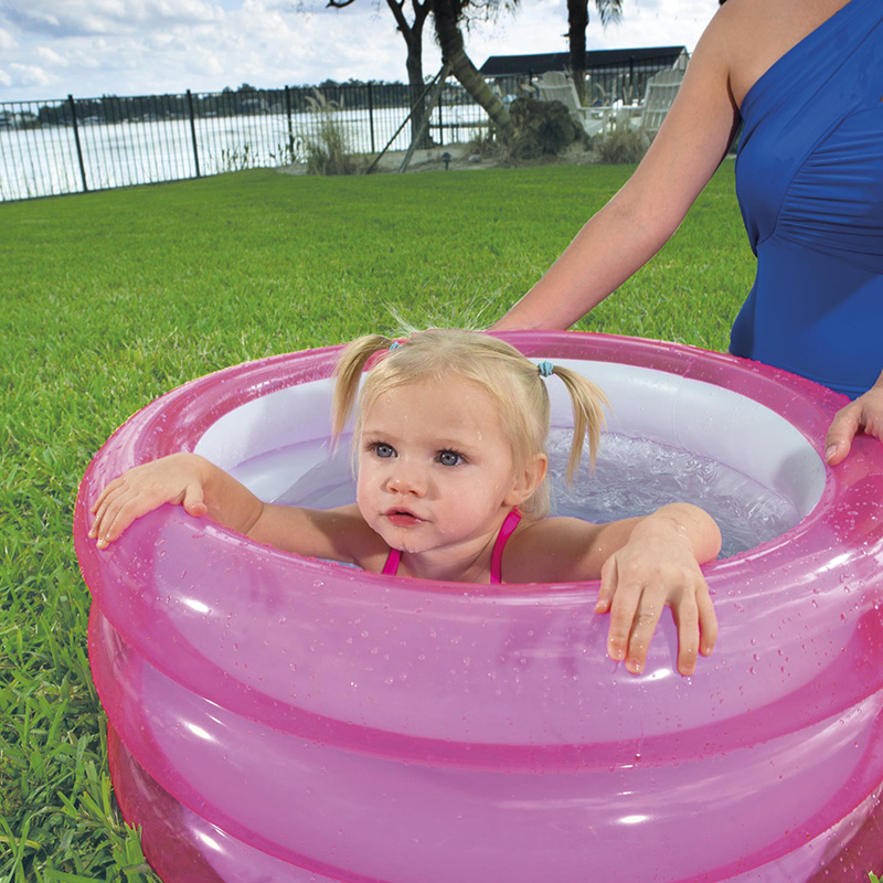 Paniate - Bestway Piscina Baby Kiddie Pool con Fondo Gonfiabile 51033