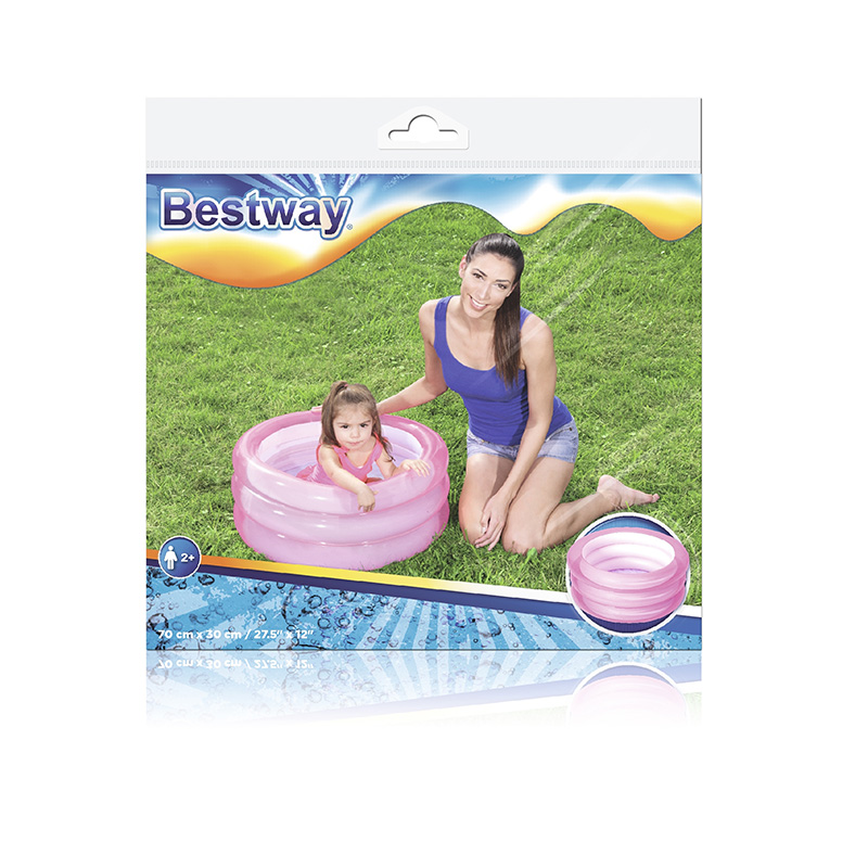 Paniate - Bestway Piscina Baby Kiddie Pool con Fondo Gonfiabile 51033