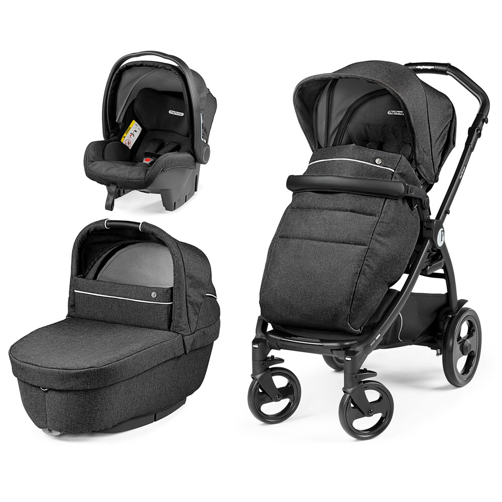 Paniate - Peg Perego Trio Book Smart Modular con Passeggino, Navicella ...