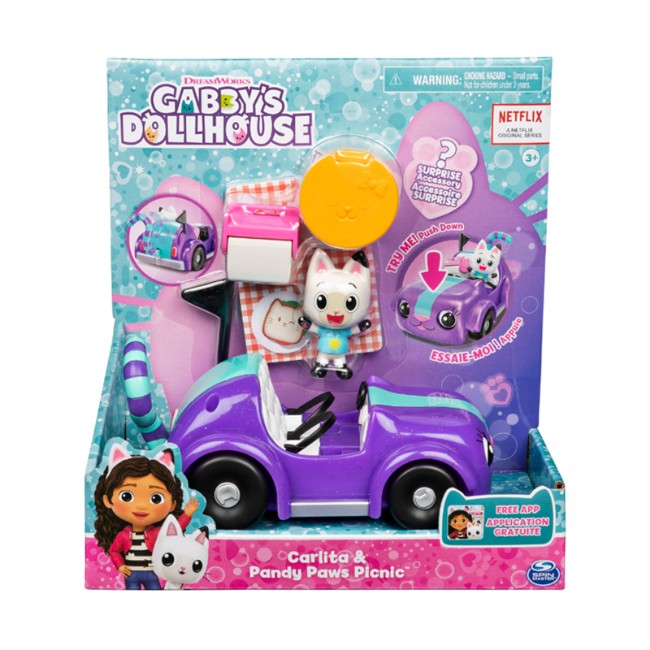 Paniate - Spin Master Gabby Dollhouse la Macchina di Carlita