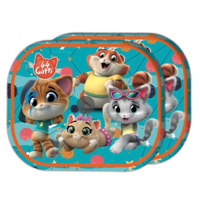 Paniate - Albri 2pz Tendina Parasole Finestrino Auto - fantasia 44 Gatti