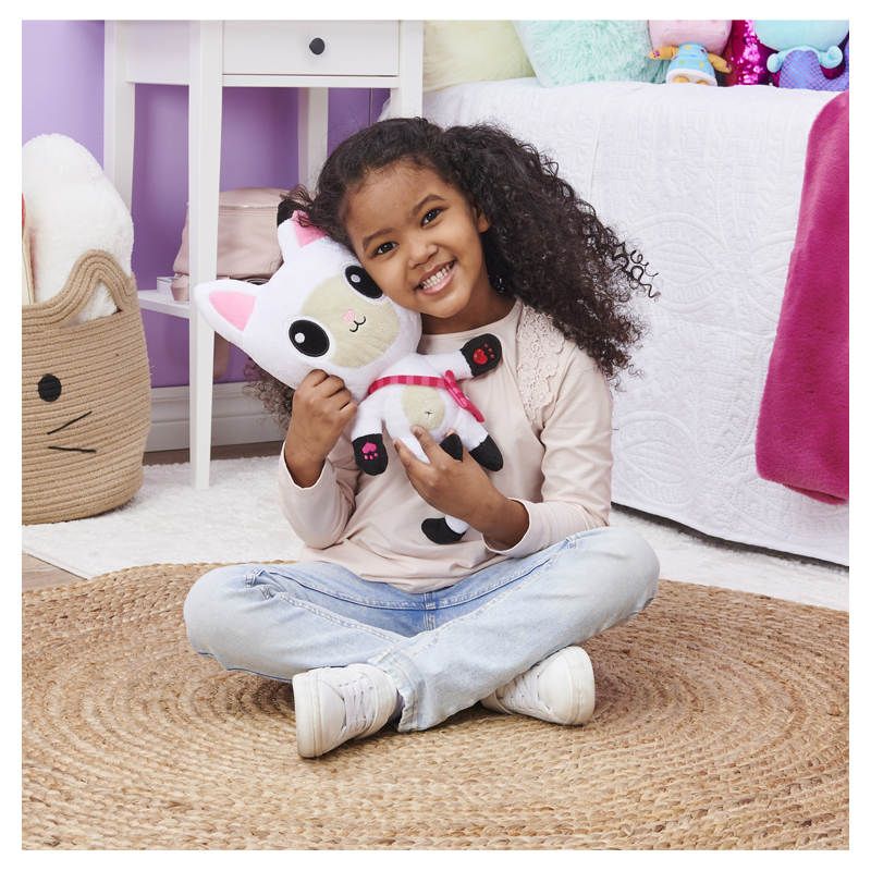 Paniate - Spin Master Gabby's Dollhouse Peluche Pandi Panda 33 cm con Funzioni, Luci e Musica
