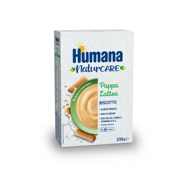 Paniate - Humana Pappa Lattea al Biscotto 230g