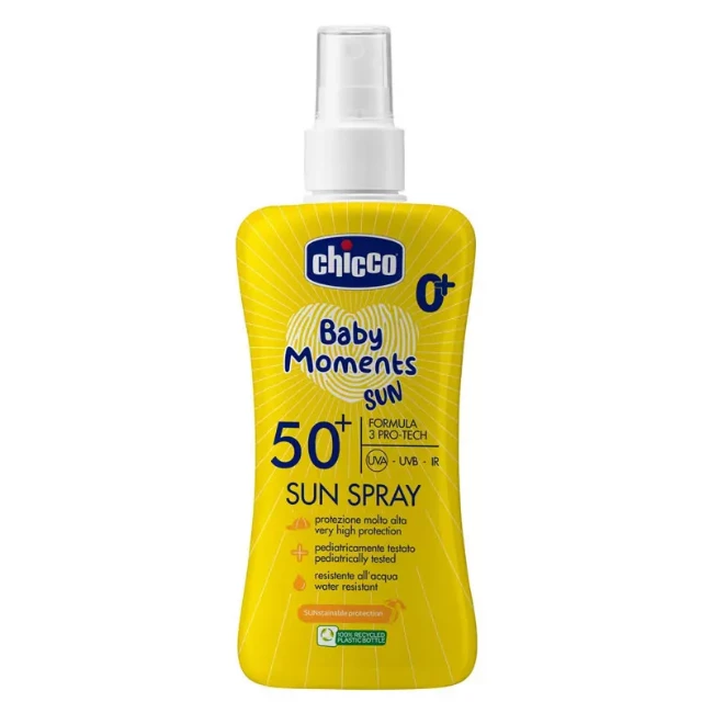 Paniate - Chicco Spray Solare Baby Moments SPF50+ 150ml